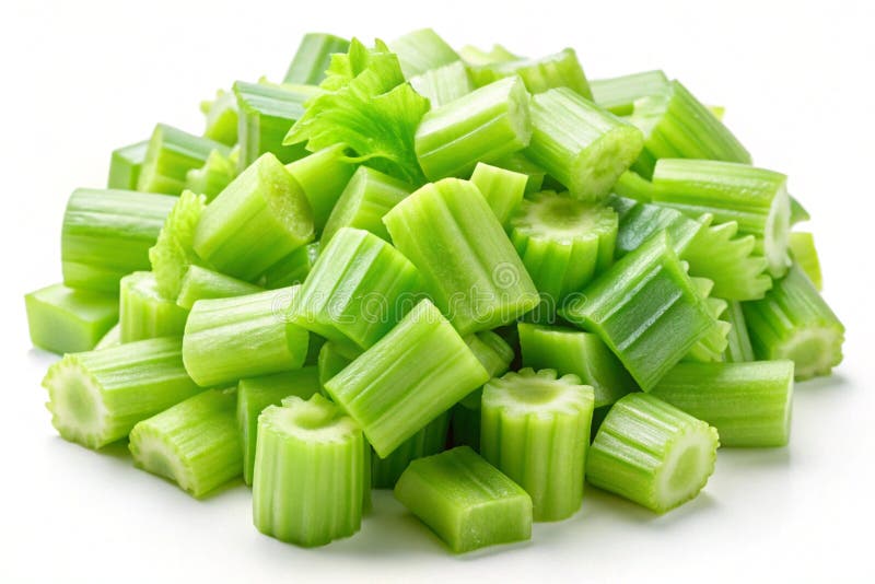 Celeryslicesonwhitebackground Stock Illustrations – 2 ...
