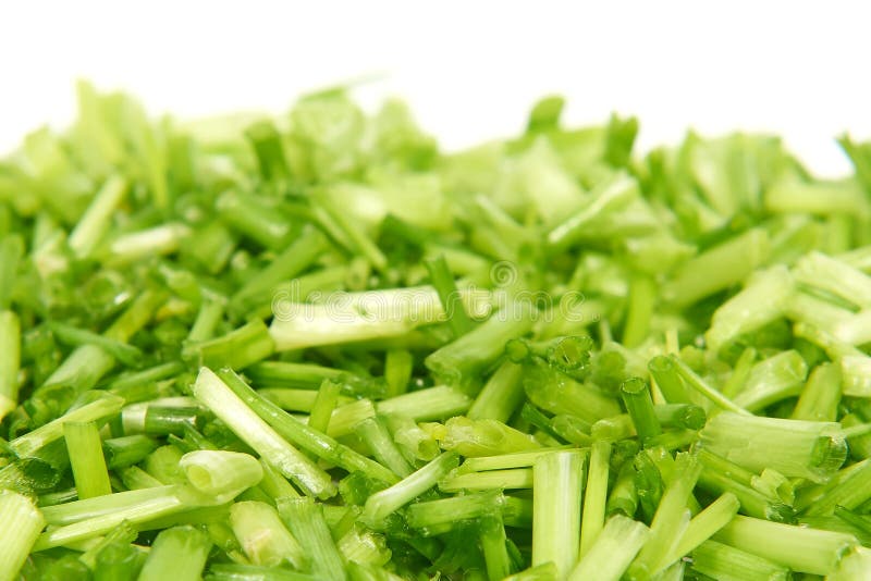 Chopped chives stock photo. Image of ecological, vitamins - 52665878