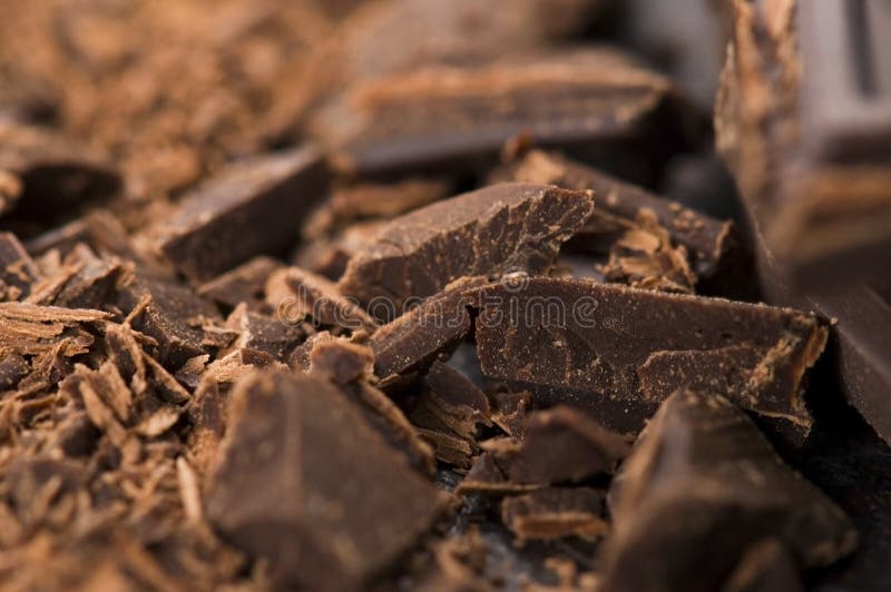 Chopped chocolate stock photo. Image of snack, object - 13095270