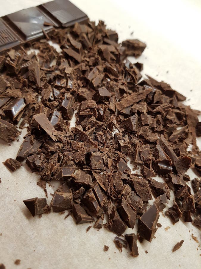 Chopped chocolate stock photo. Image of chopped, cook - 137037840