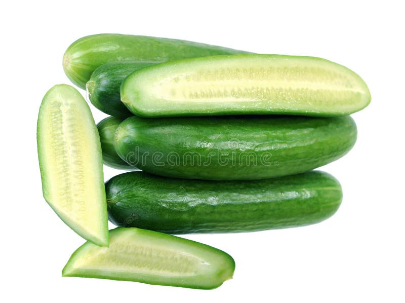 Chopped cucumber stock photo. Image of ingredient, isolate - 30564938