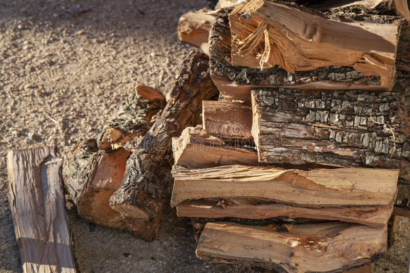 Chopped Fire Wood Stack Outdoor Stock Image - Image of timber, texture ...