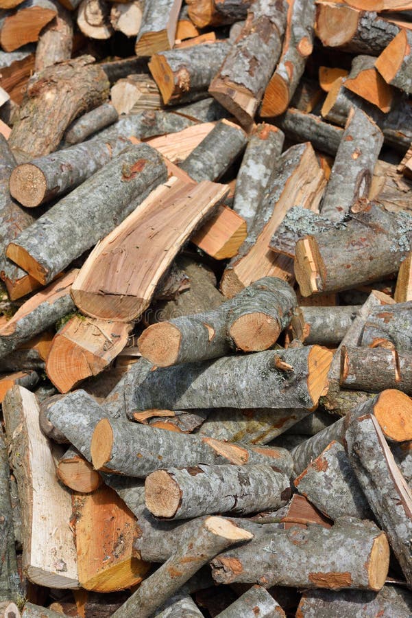 Chopped Firewood on a Stack Stock Image - Image of wood, alternative ...