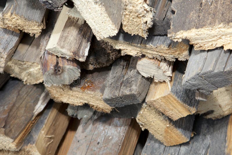 Chopped Firewoods Prepared for Firing Stock Image - Image of fireplace ...