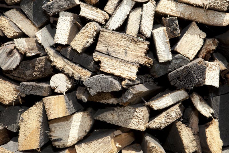 Chopped firewoods stock photo. Image of season, background - 32677372