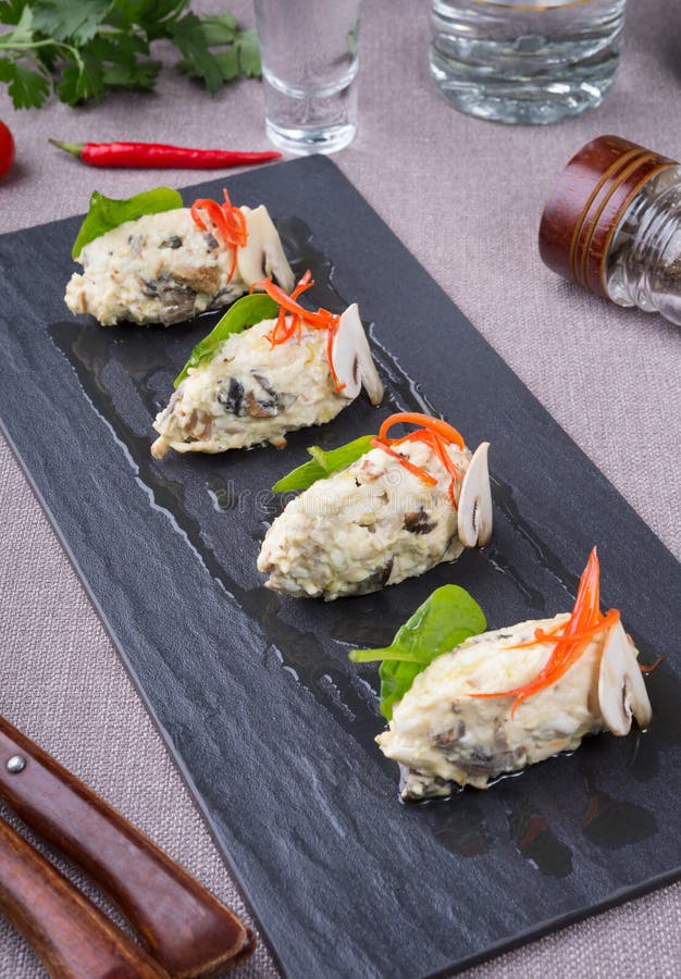 Chopped Fish Cutlets Traditional Snack Stock Photo - Image of meal ...