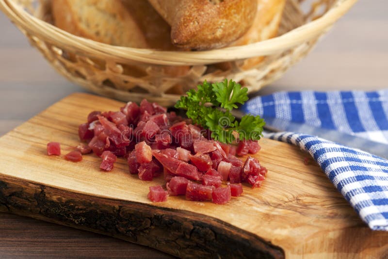 Chopped ham stock photo. Image of chopped, bread, cooking - 19912836