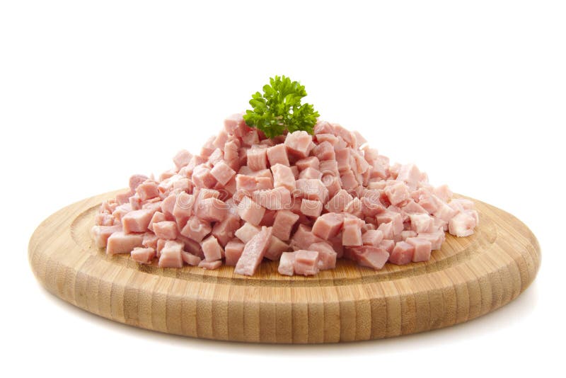 Chopped ham stock image. Image of cooked, herbs, fleecy - 26523169