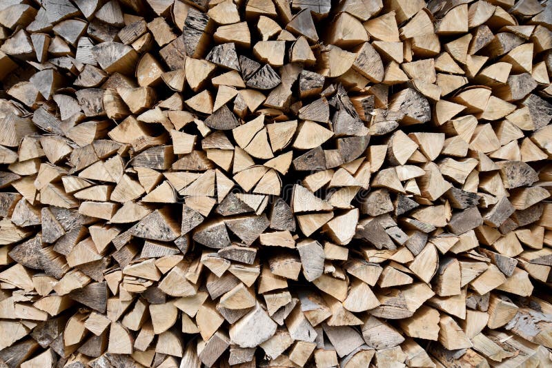 Chopped log pile stock image. Image of pattern, bark - 74741175