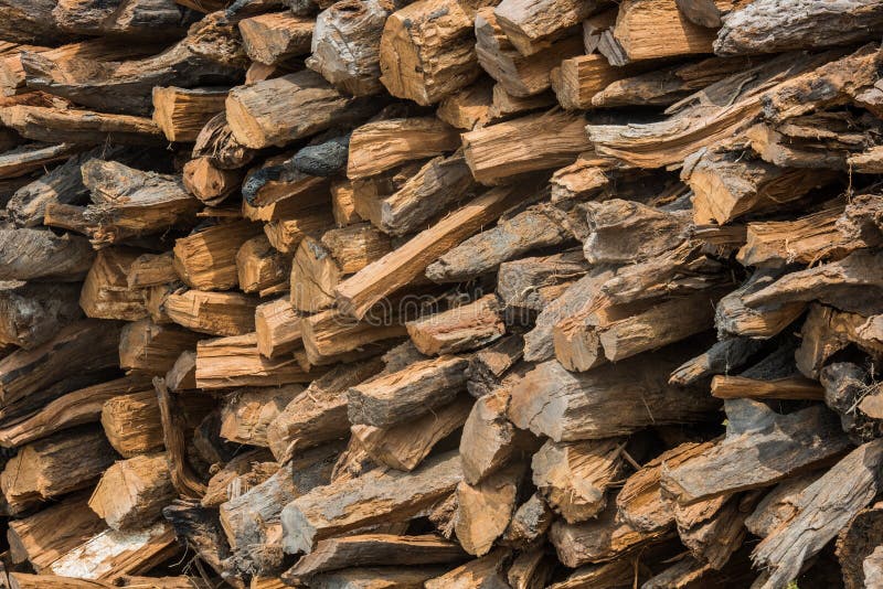 Chopped logs of wood stock image. Image of lumber, pile - 83154165