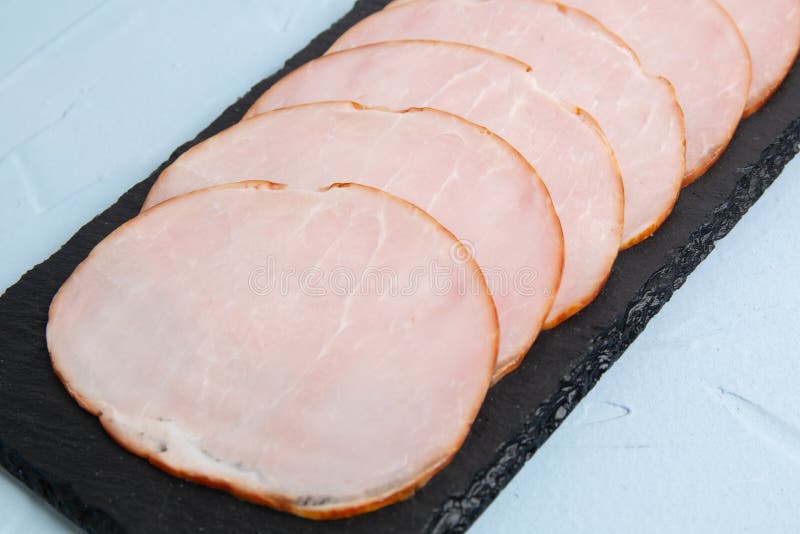 Chopped Meat Carbonade Close Up Stock Image - Image of bacon, plate ...