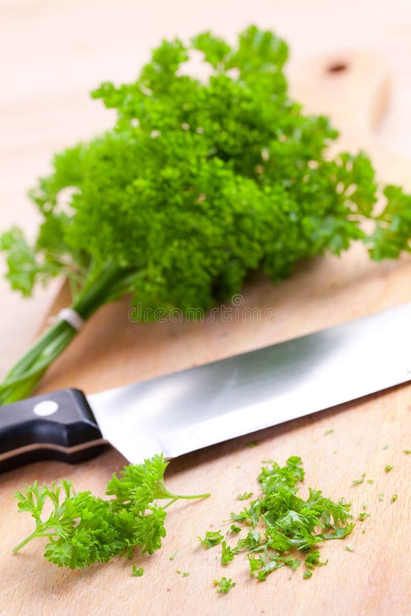 Chopped parsley stock photo. Image of culinary, curly - 16045164