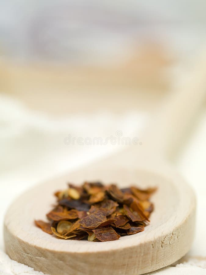 Chopped Peproncini Placed on a Wooden Spoon Stock Image - Image of meal ...