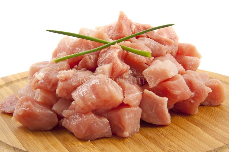 Chopped pork stock image. Image of herbs, uncooked, meat - 23219443