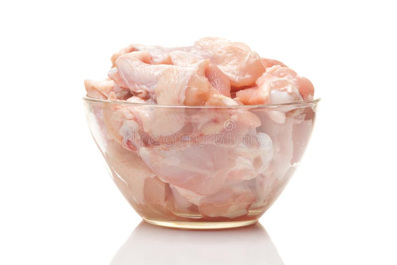 Chopped raw chicken stock photo. Image of protein, culinary - 151007792