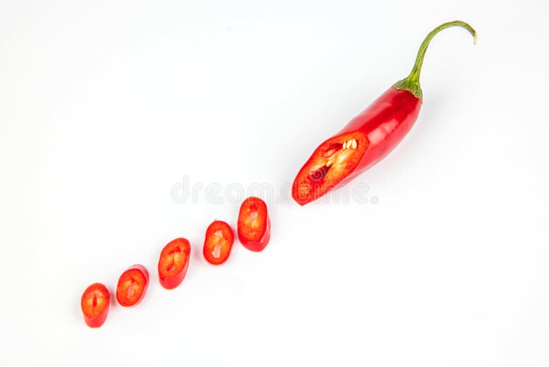 Chopped red chilli stock image. Image of fire, chop, vegetable - 19098203