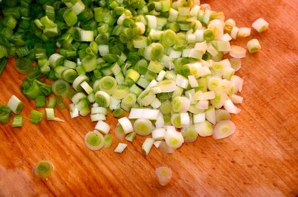 Chopped Scallion stock image. Image of copy, cutting - 56998685