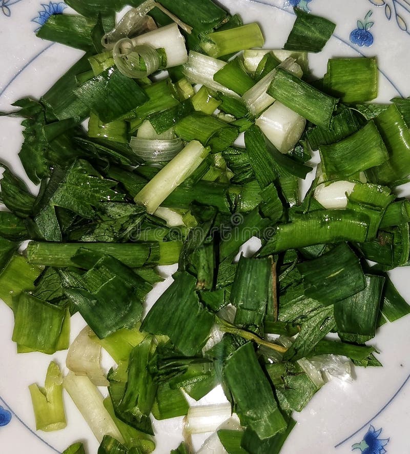 Chopped scallions stock image. Image of ingredients, group - 13797105