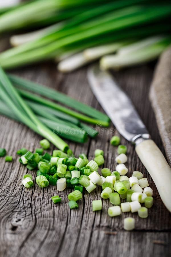 Chopped scallions stock image. Image of ingredients, group - 13797105