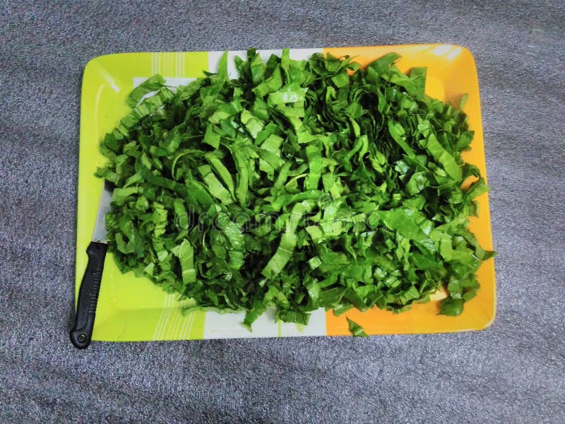 Chopped Spinach stock image. Image of chopped, cooking - 140247873