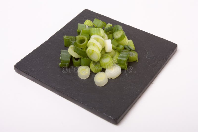 Spring Onions in a Brown Paper Bag. Eco Friendly Sustainable Plastic ...