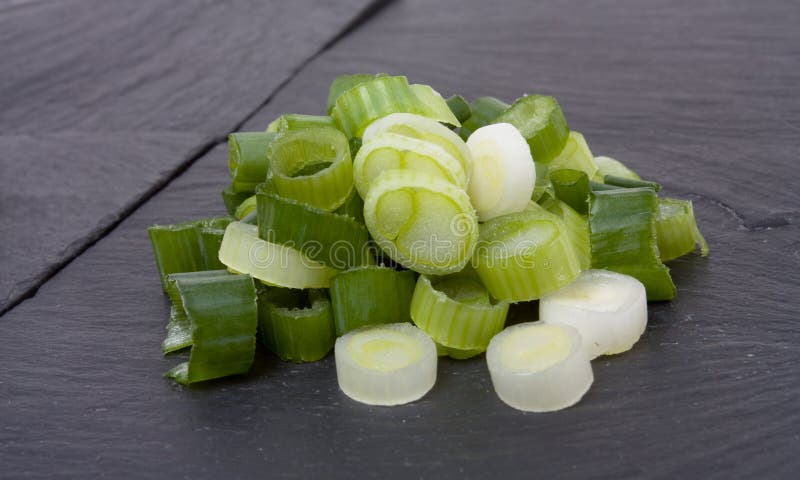 Chopped Spring Onions stock image. Image of chop, scallions - 13112543