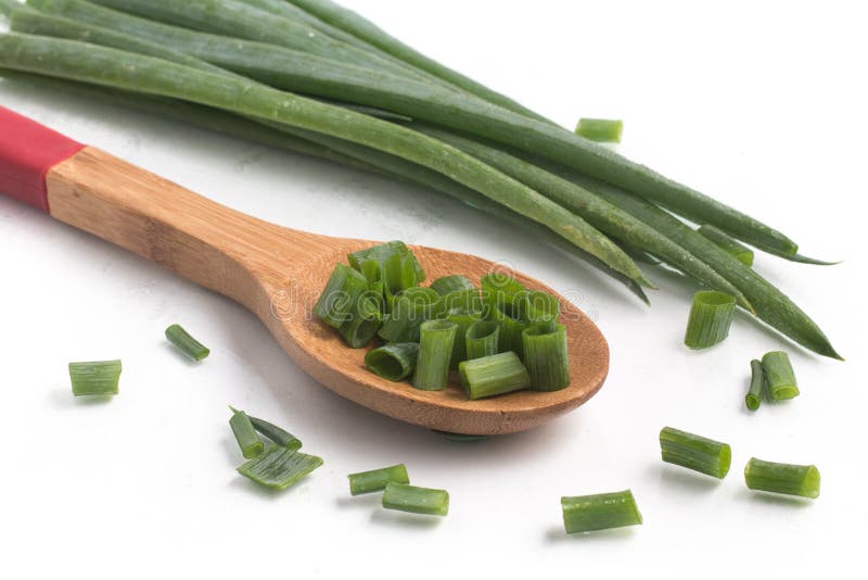 Chopped Spring Onions stock image. Image of freshness - 89932033