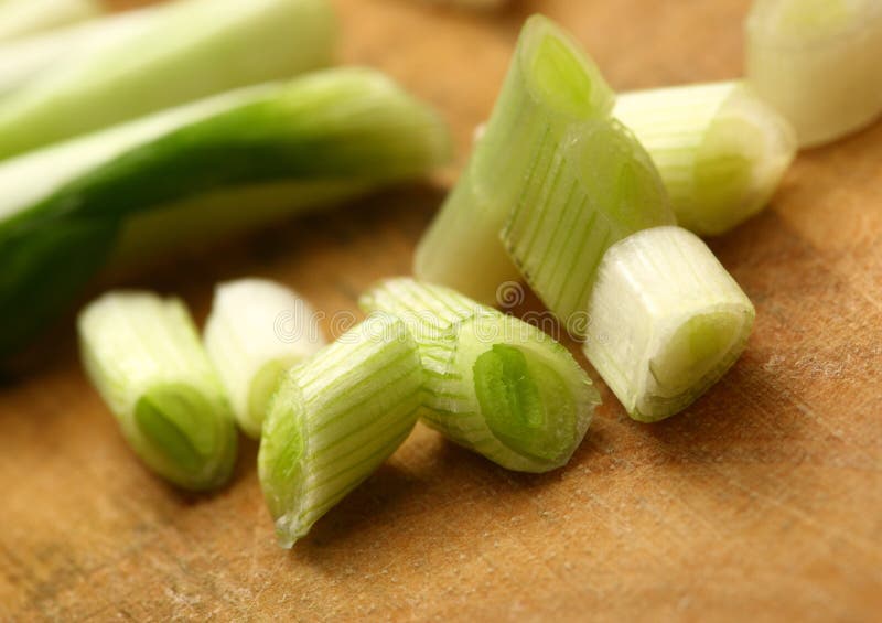 Chopped spring onions stock photo. Image of greenery - 29842514