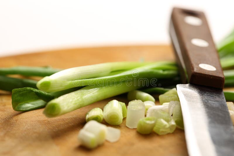 Chopped spring onions stock image. Image of root, green - 29842555