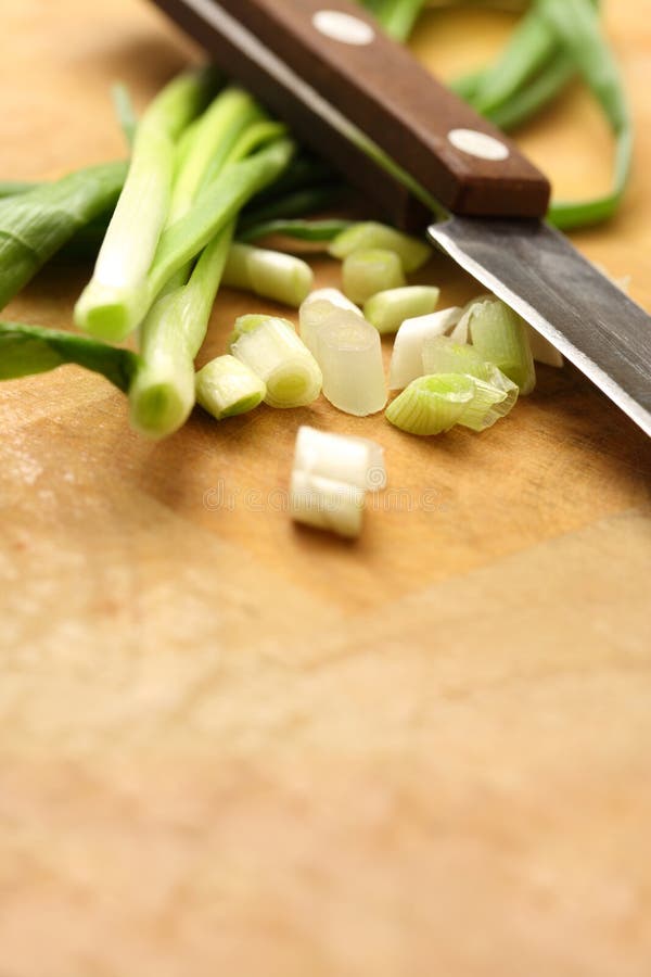 Chopped spring onions stock image. Image of farm, closeup - 29842567