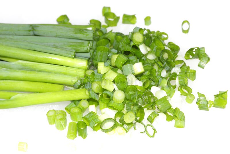 Chopped Spring Onions stock image. Image of fresh, nutrition - 9499215