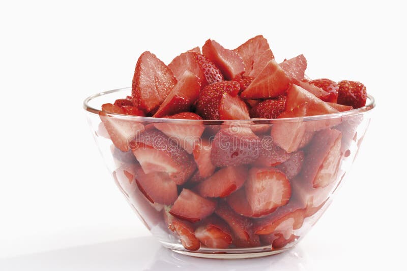 Chopped strawberries stock photo. Image of lifestyle - 54902438