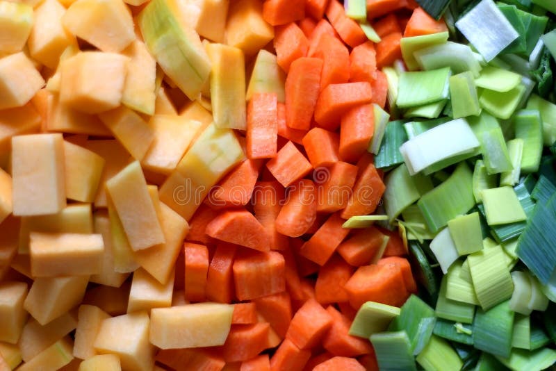 Chopped Vegetables stock image. Image of organic, green - 177335077
