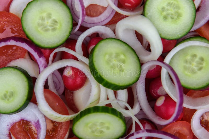 Chopped Vegetables stock image. Image of lettuce, garden - 58823833