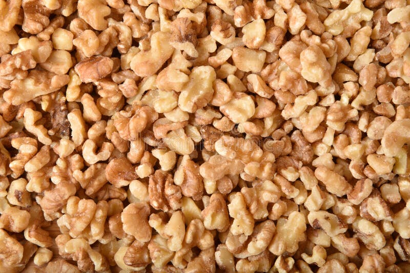 Chopped Walnut Background stock image. Image of fresh - 169536747