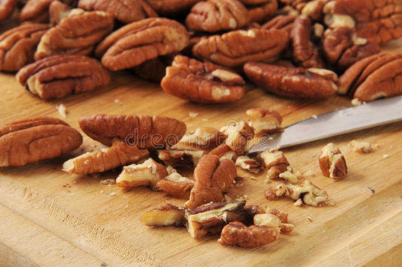 Chopped walnuts stock image. Image of knife, chopped - 39116325