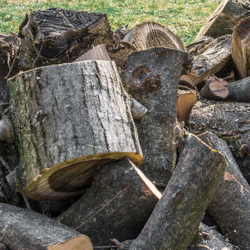Chopped wood stock image. Image of summer, service, lumber - 51313831