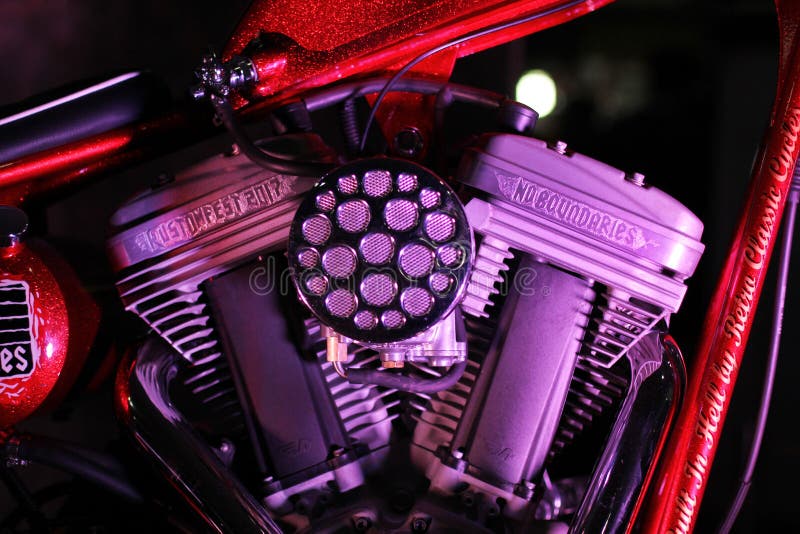 Chopper engine editorial stock image. Image of engine - 101765114