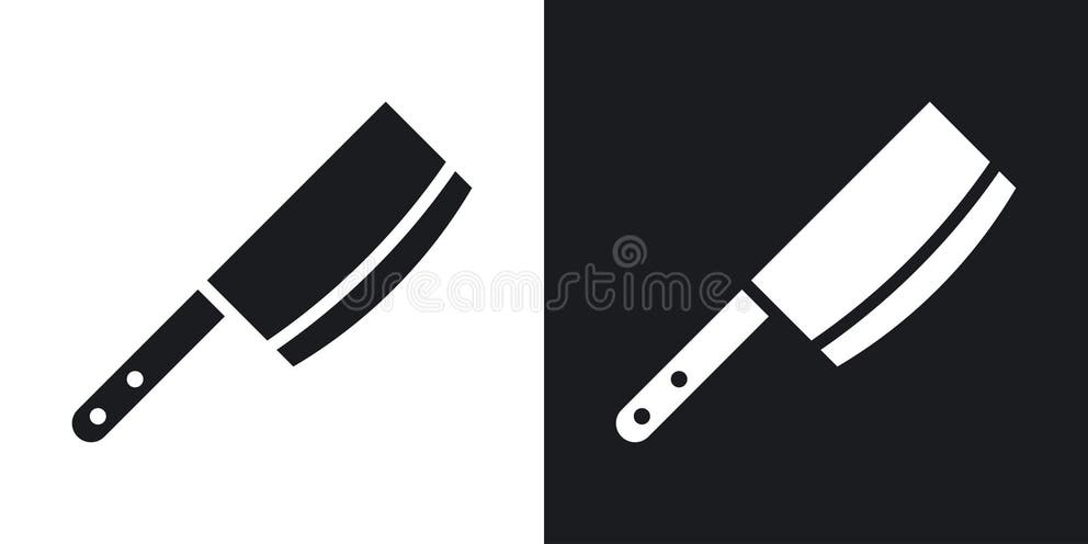 Cleaver Chopper Stock Illustrations – 5,824 Cleaver Chopper Stock ...