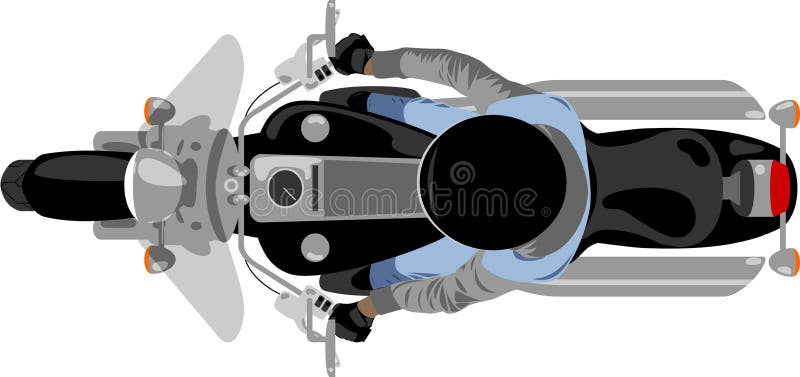Motorcycle Top View Stock Illustrations – 1,181 Motorcycle Top View ...