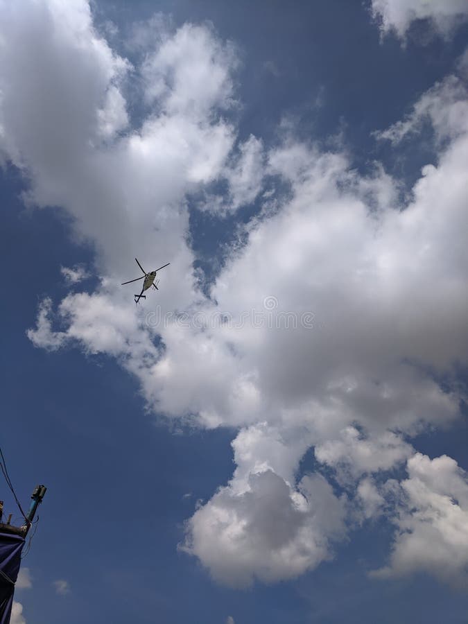 Chopper in Sky Cool Shot Picture Stock Photo - Image of cool, shot ...
