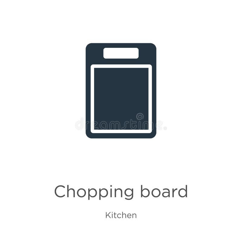 Chopping Board Icon Vector. Trendy Flat Chopping Board Icon from ...