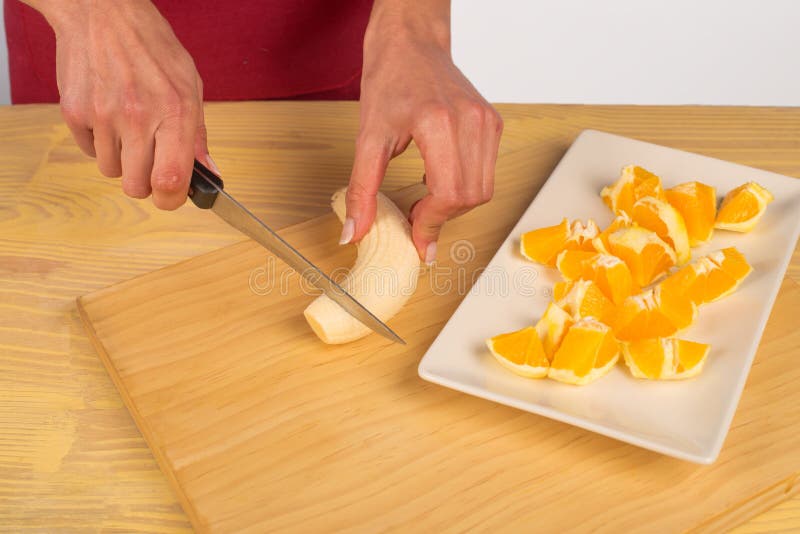 Dicing the fruit stock photo. Image of dessert, freshness - 23705702