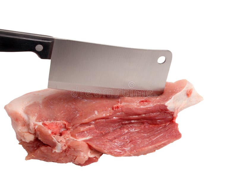 Chopping of meat stock photo. Image of meal, fresh, kitchen - 5281796