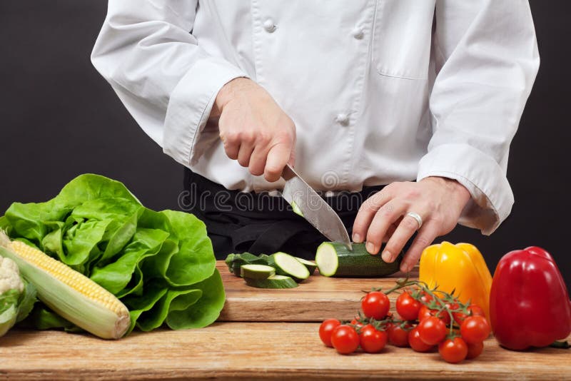 Chopping vegetables stock image. Image of vegetables - 24558805