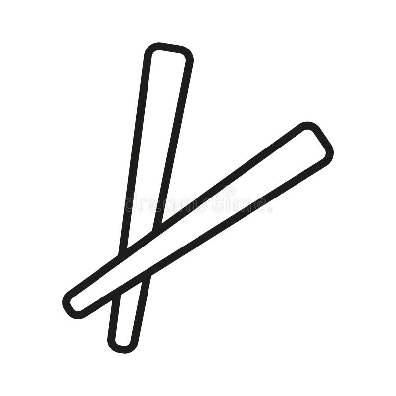Chopstick Icon Vector Design Templates Simple and Modern Stock Vector ...