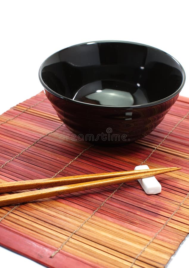 Chopsticks in Asian Set Table Stock Image - Image of dining ...