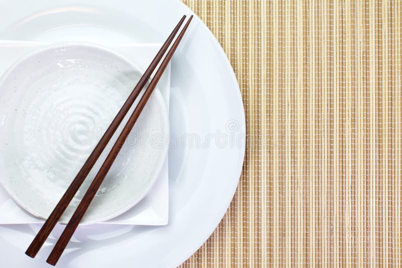 Chopsticks in Asian Set Table Stock Photo - Image of chinese, culture ...