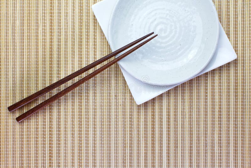 Chopsticks in Asian Set Table Stock Photo - Image of dish, traditional ...