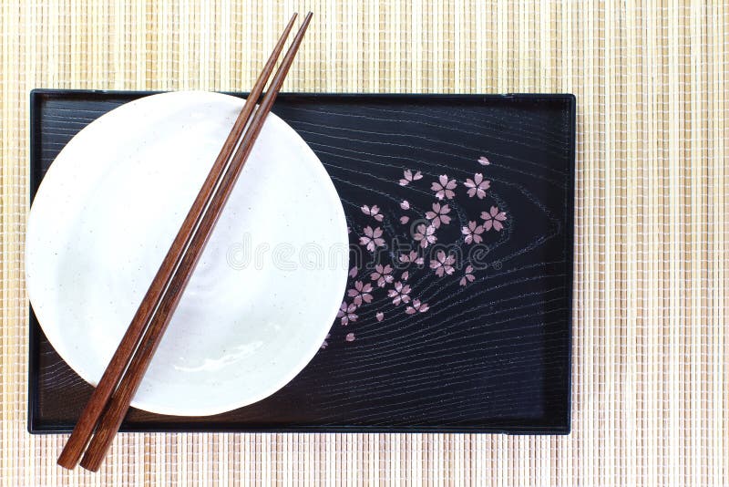 Chopsticks in Asian Set Table Stock Photo - Image of traditional ...